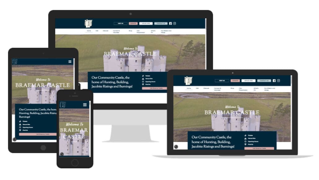 Braemar Castle - Web Design & Development | Internet Creation Fife ...